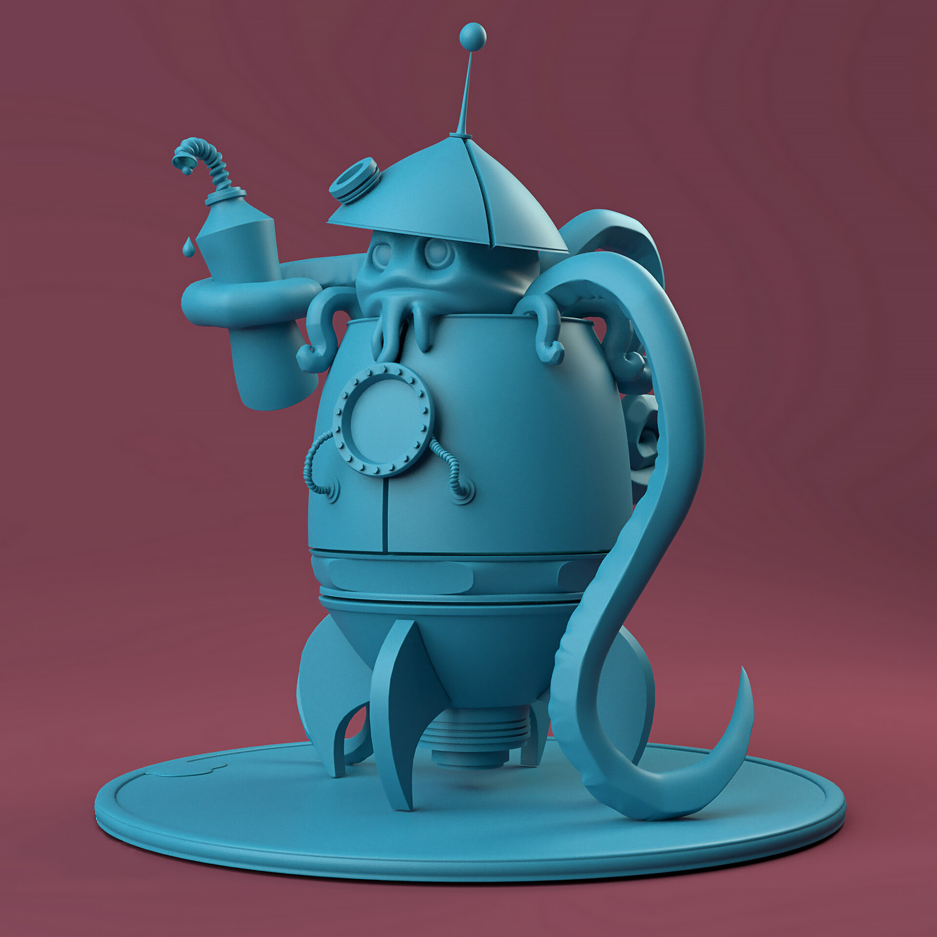 ArtStation - rocket octopus