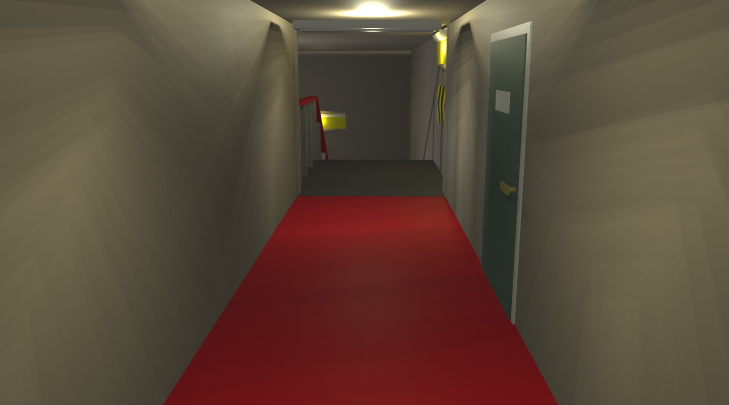 ArtStation - Hallway walkthrough sequence