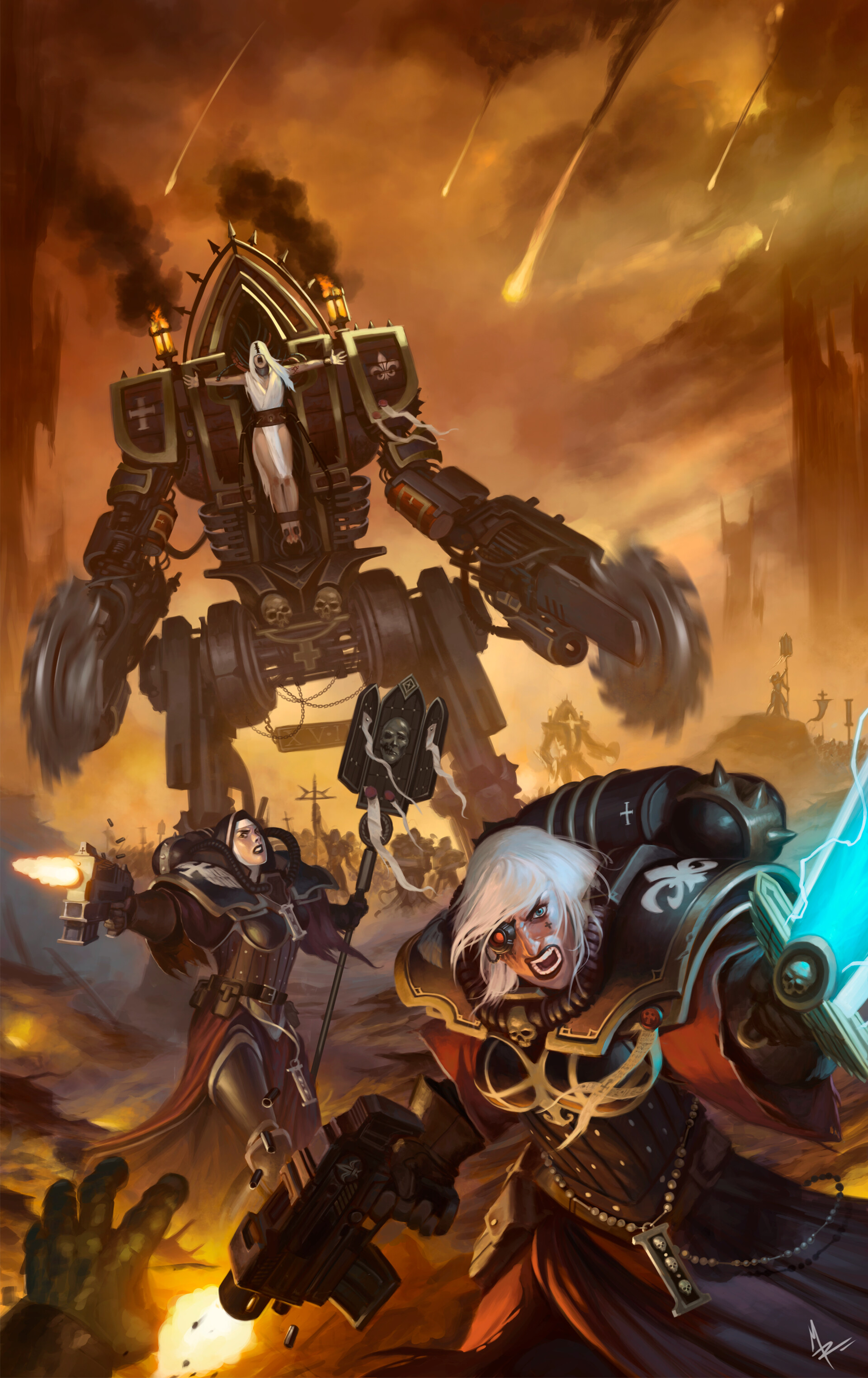 ArtStation - Sisters fight by my side!"