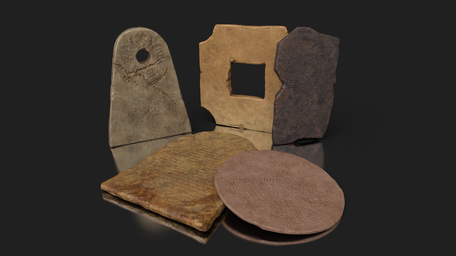 ArtStation - Ancient Stone Tablets