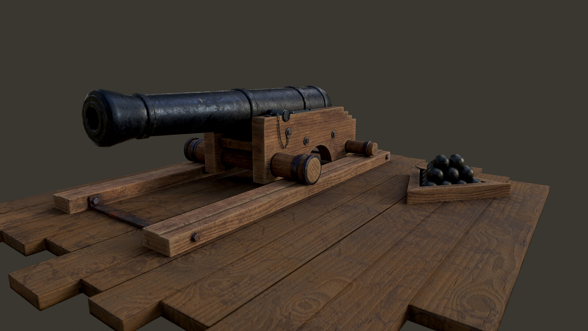 ArtStation - Ship Cannon