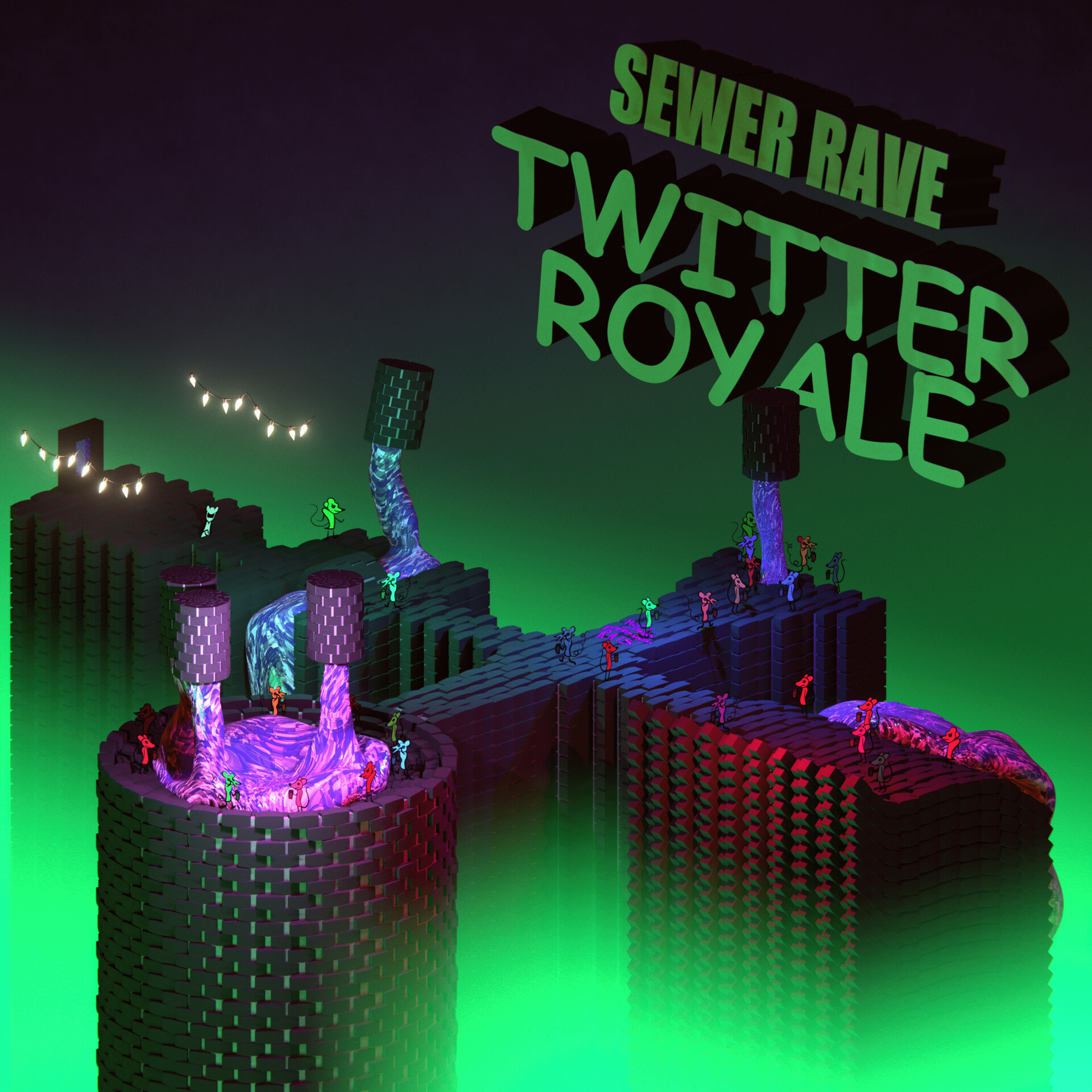 ArtStation - Sewer Rave: Twitter Royale album art