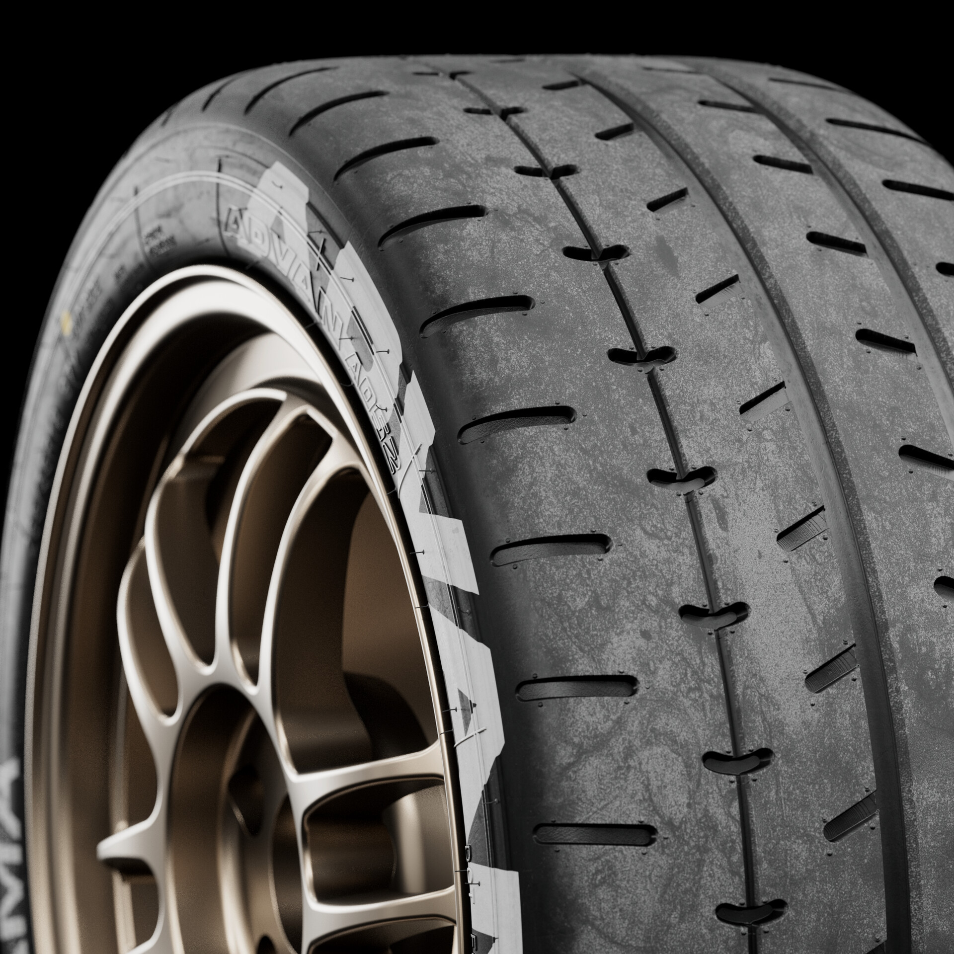 Roman Tikhonov - Yokohama Advan A052 (Real World Details) Big Logos / Dust