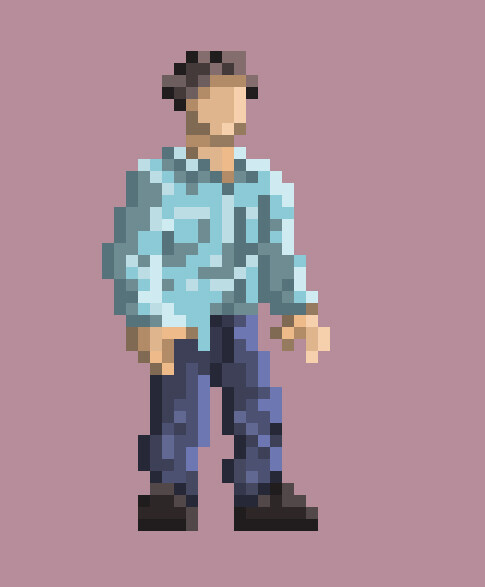 ArtStation - Sprite animation character. Pixel art