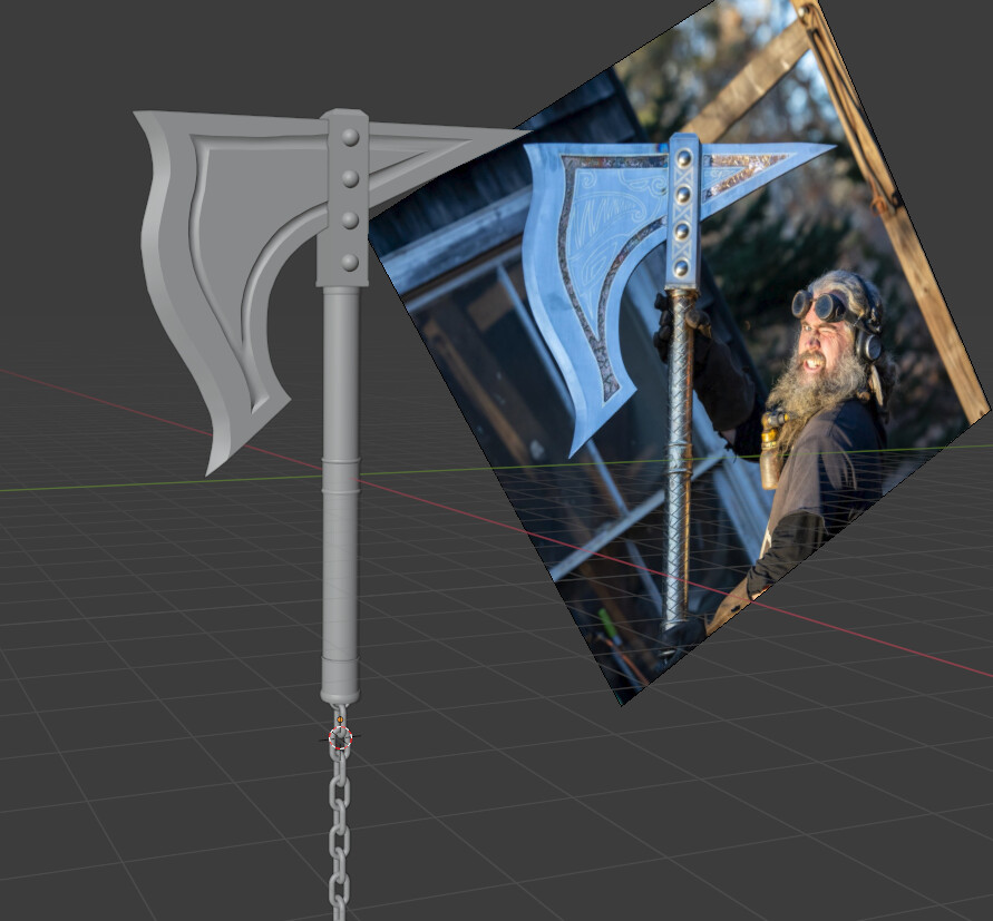 ArtStation - Gotrek Axe