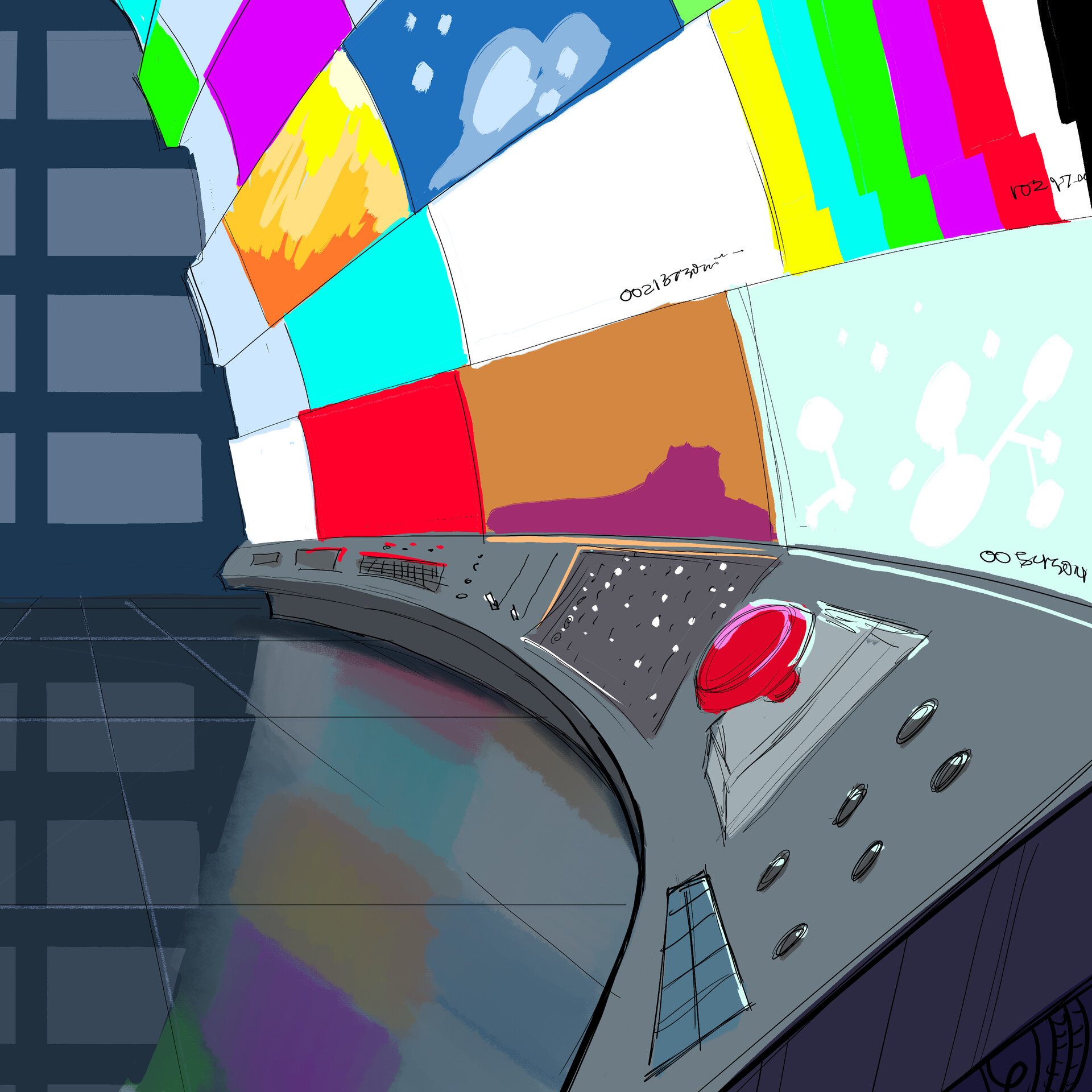 ArtStation - Computer Room Concept Art