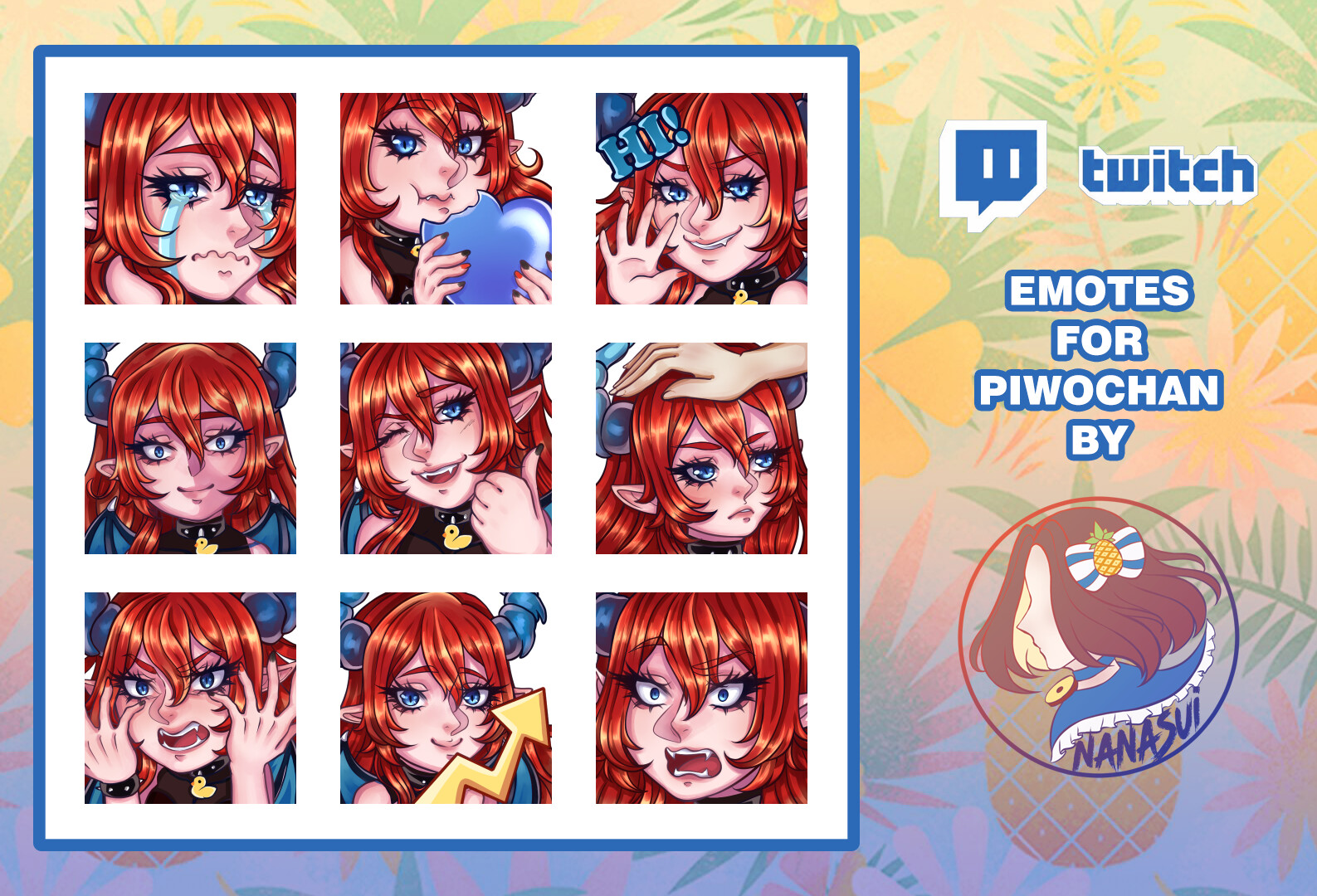 ArtStation - TWITCH DESIGN: Emotes and Banners