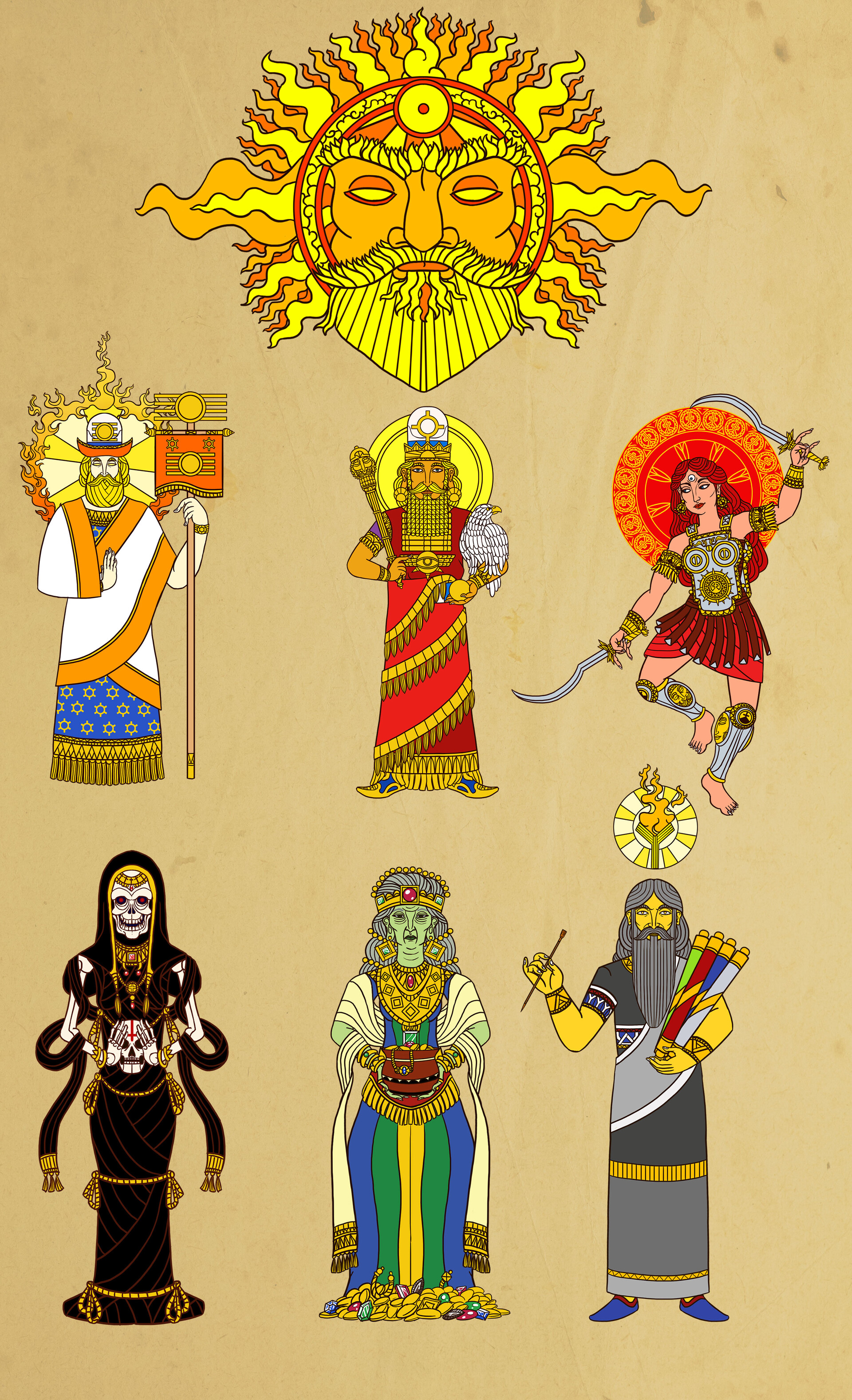 ArtStation - The Gods of Glorantha (2)