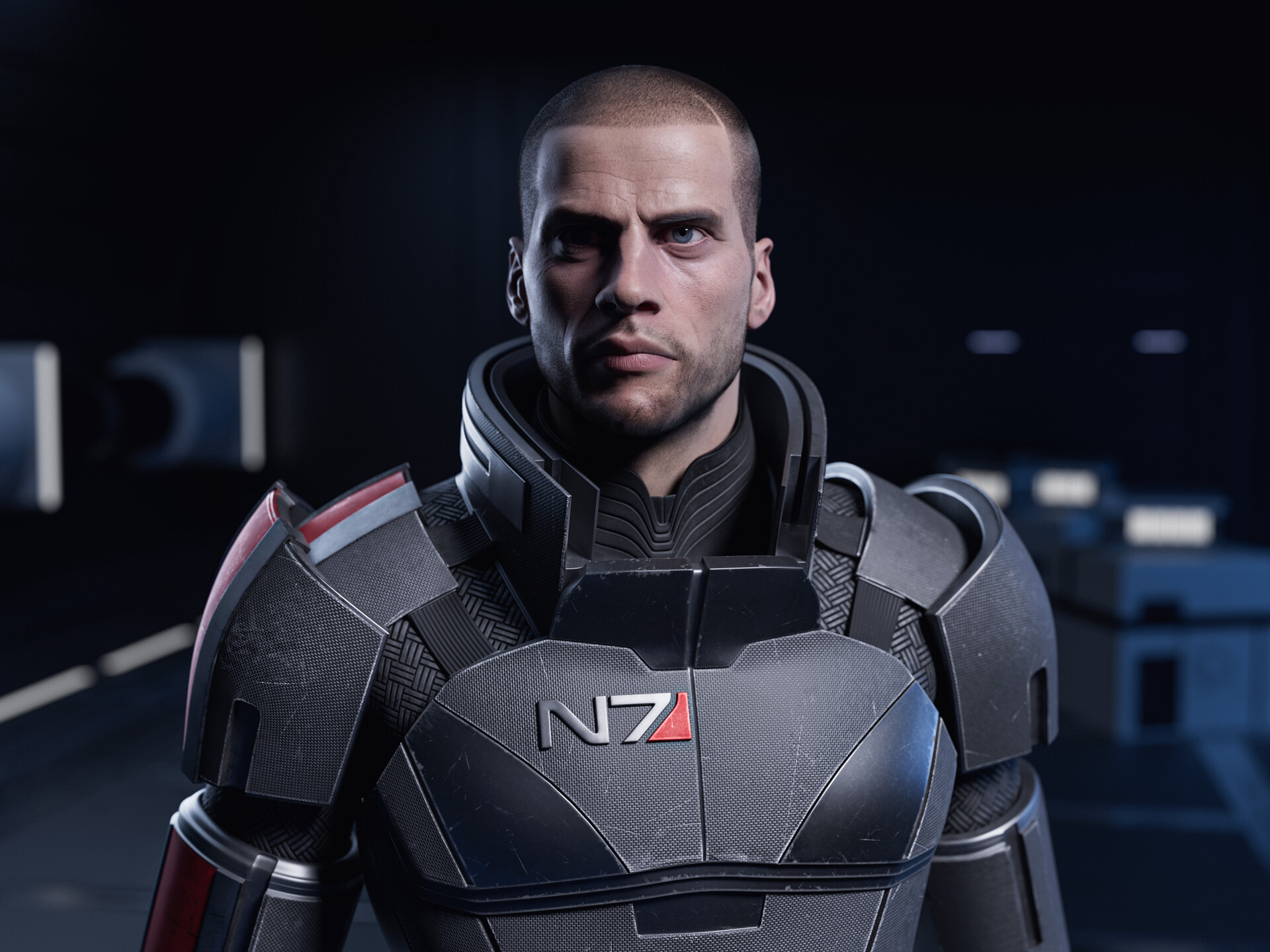 ArtStation - Commander Shepard