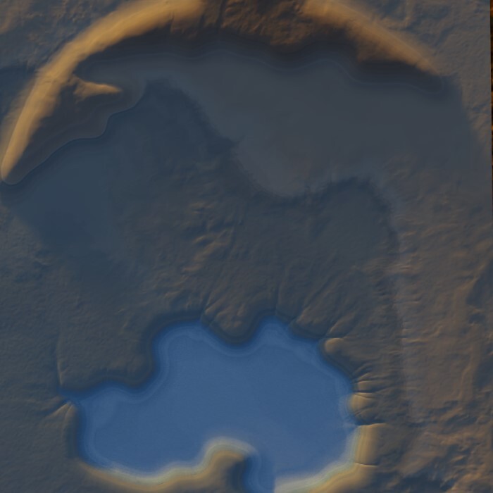 Lux Richhill - Evangelion NERV Geofront terrain by Houdini and GAEA