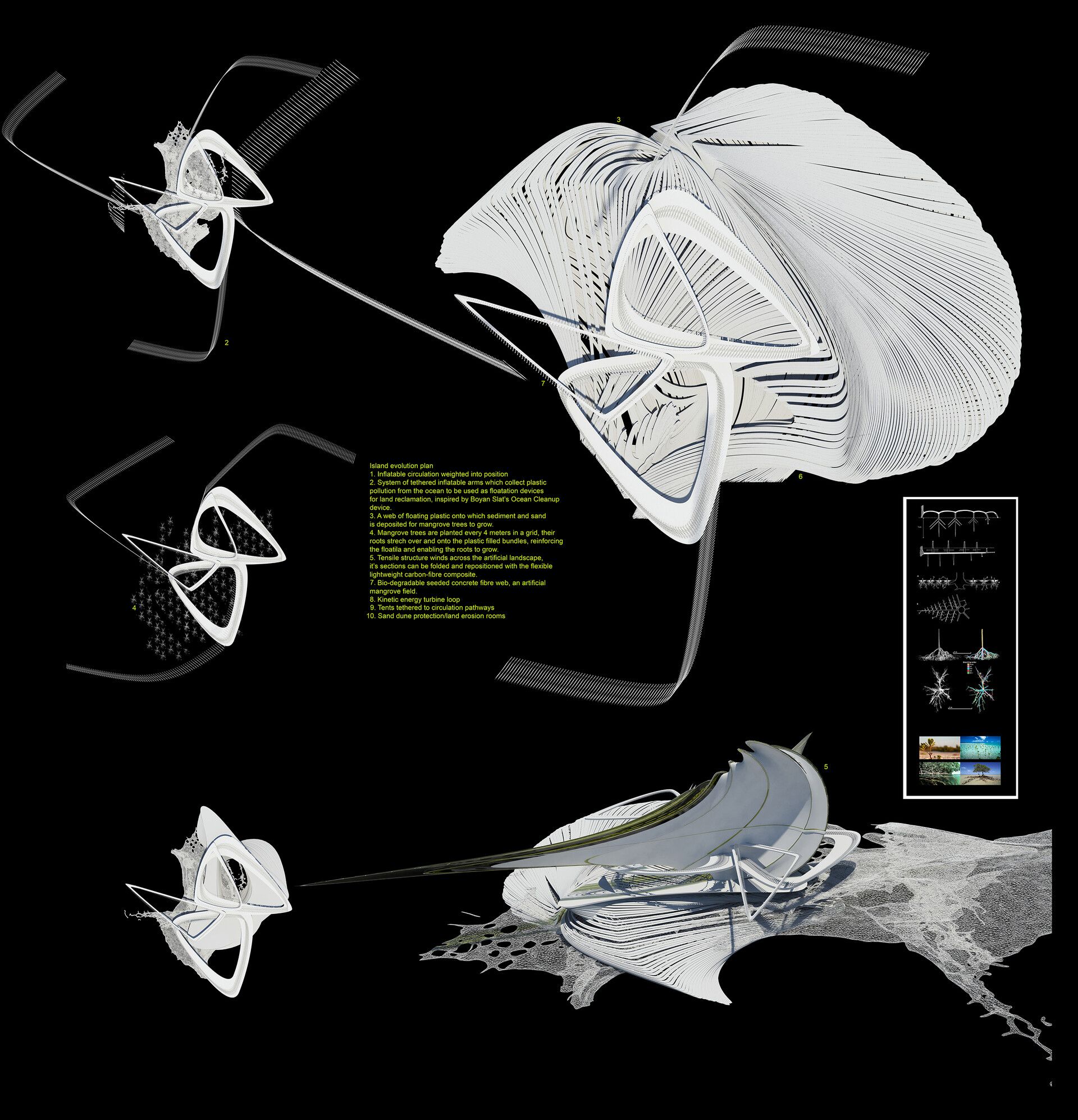 Margot Krasojevic - Trash Island 2017- Recycled ocean plastic resort