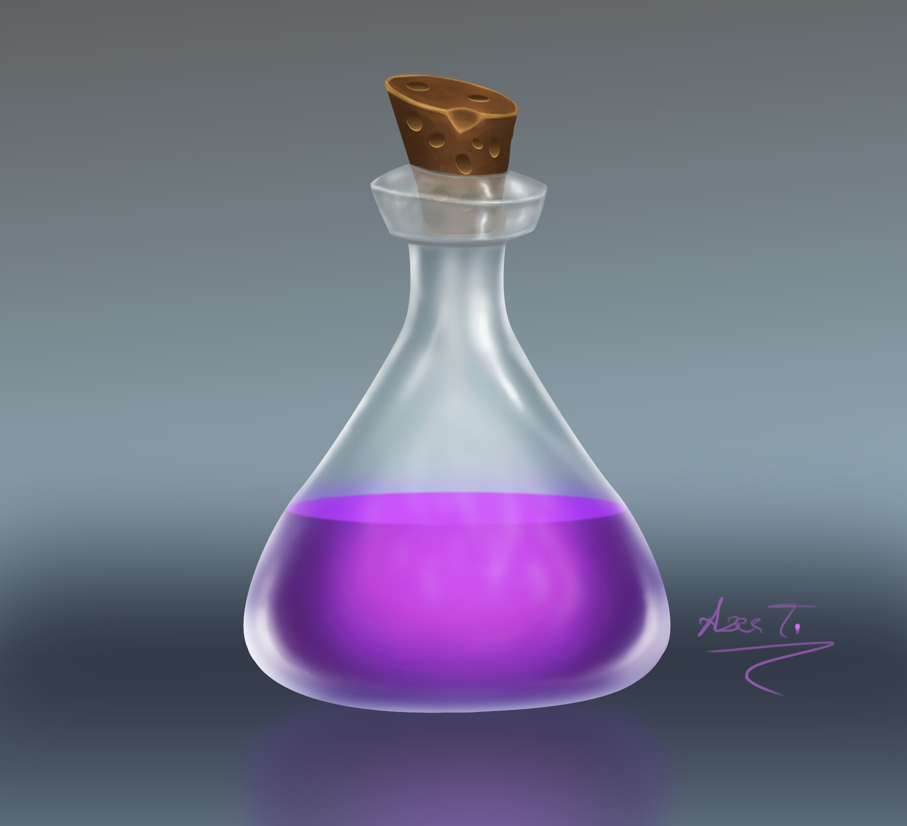 ArtStation - Potion Bottle