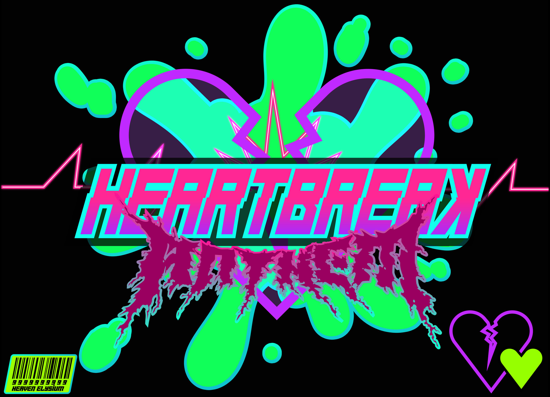 ArtStation - HEARTBREAK ANTHEM LOGO