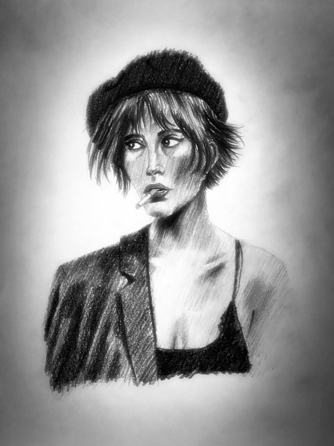 ArtStation - smokin lady