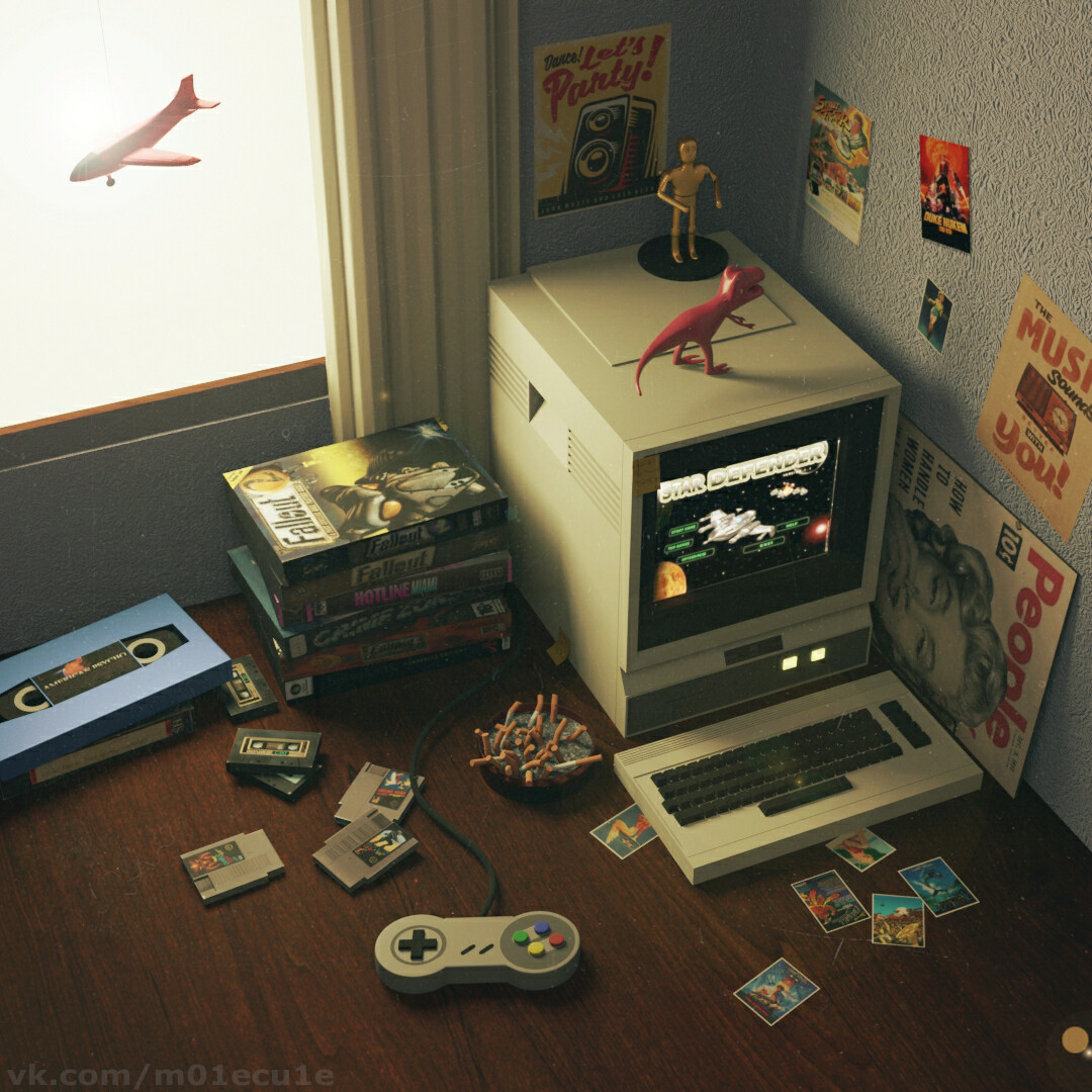ArtStation - Retro Computer