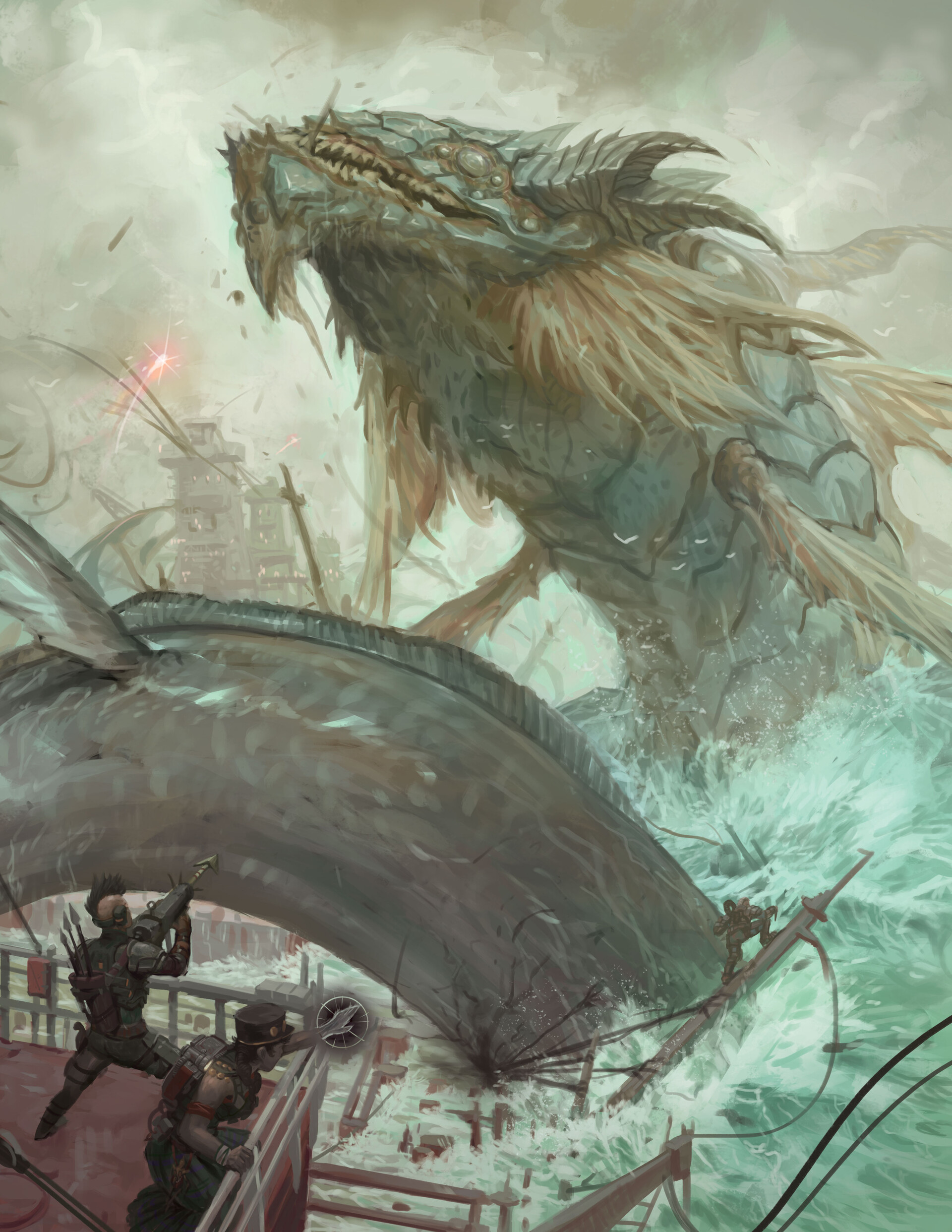 ArtStation - Crew vs Keeper of the Depths