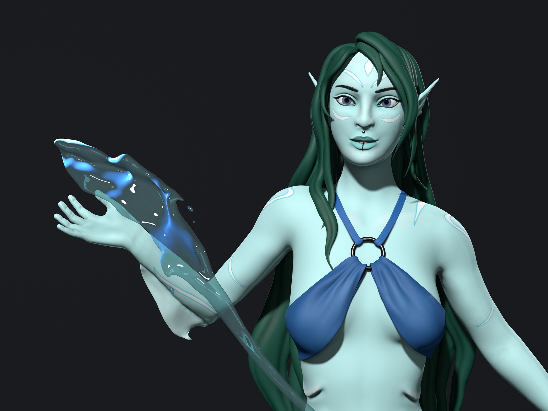 ArtStation - Sea sorceress