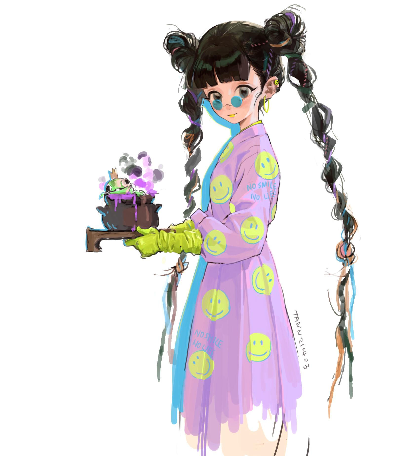 ArtStation - pot girl