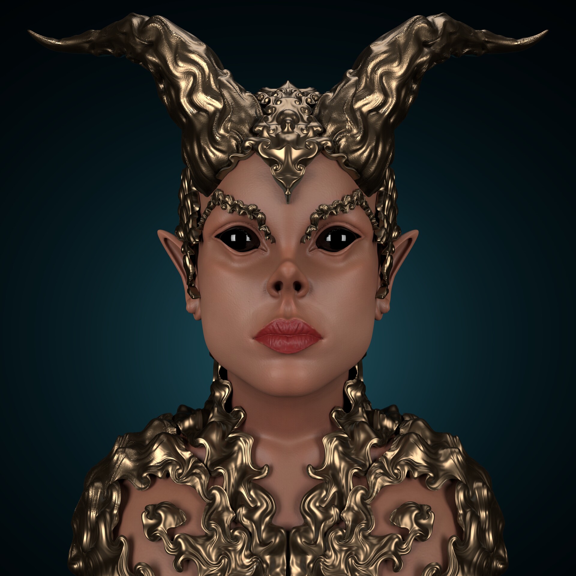 ArtStation - Gold Goddess