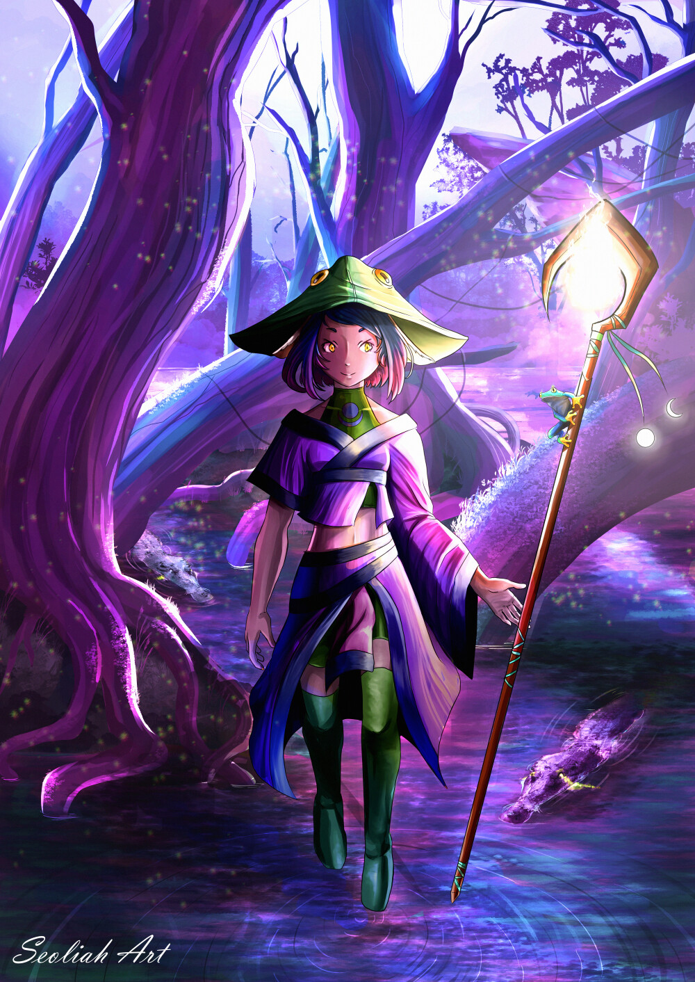 ArtStation - Froggy girl - Character Design