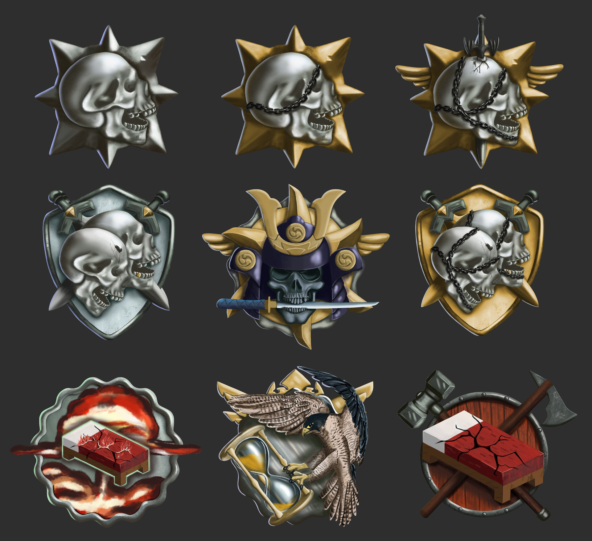 ArtStation - Achievements icons