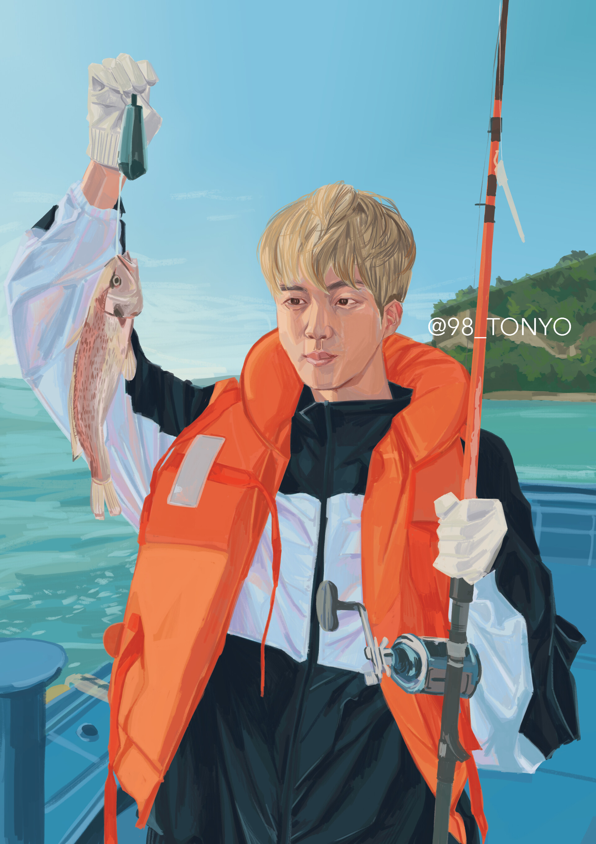 ArtStation - BTS Fish Jin #3