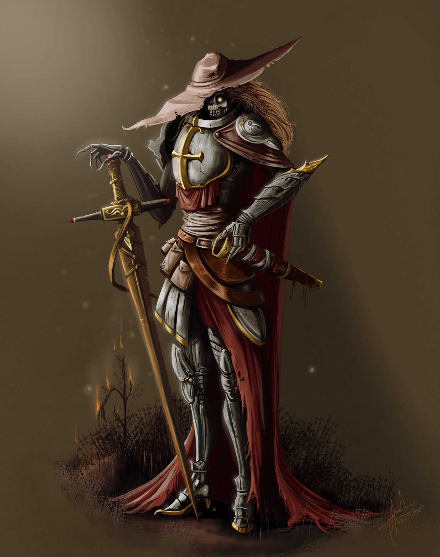 ArtStation - Red warrior