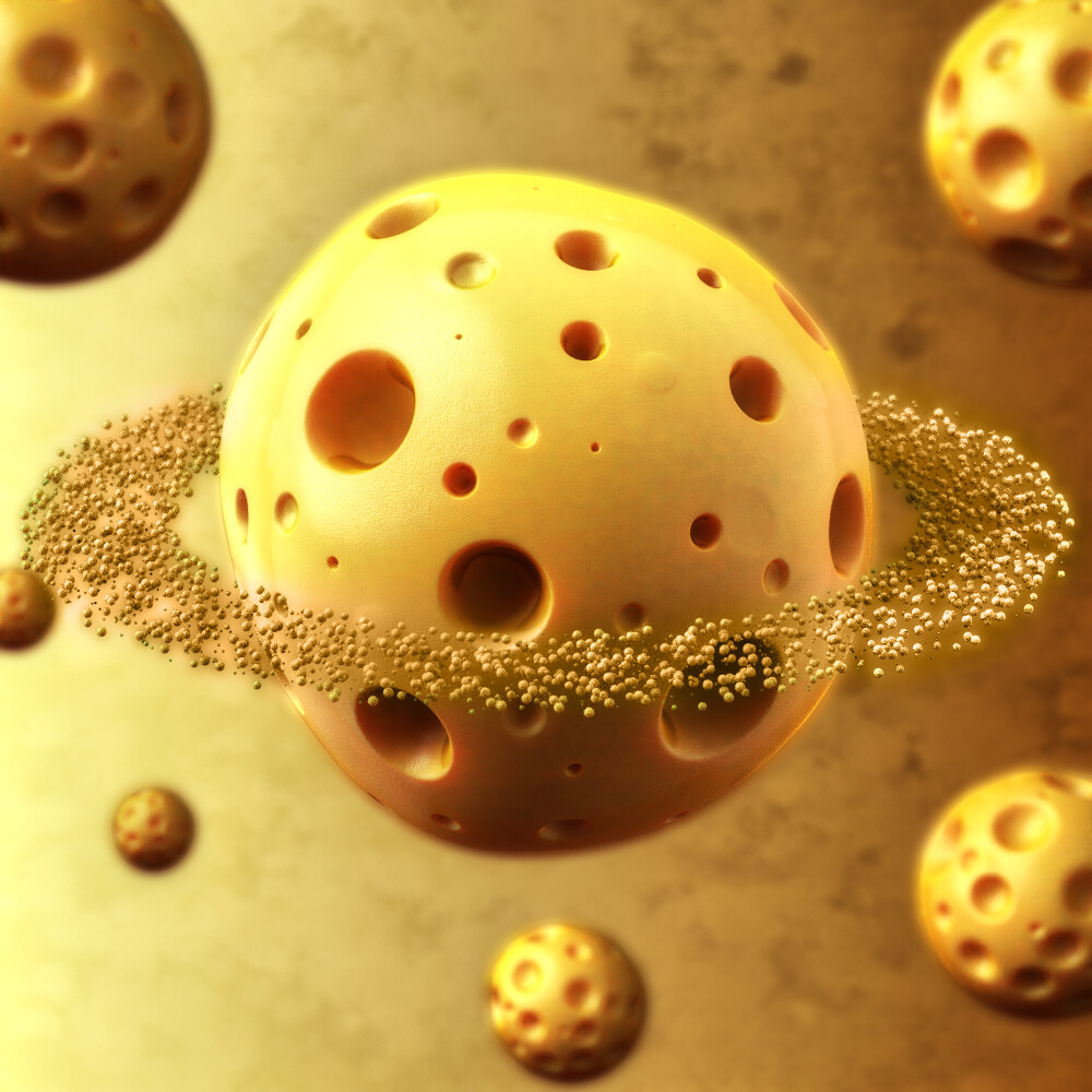 Martin Schrimpel - "Cheese planet 2021"