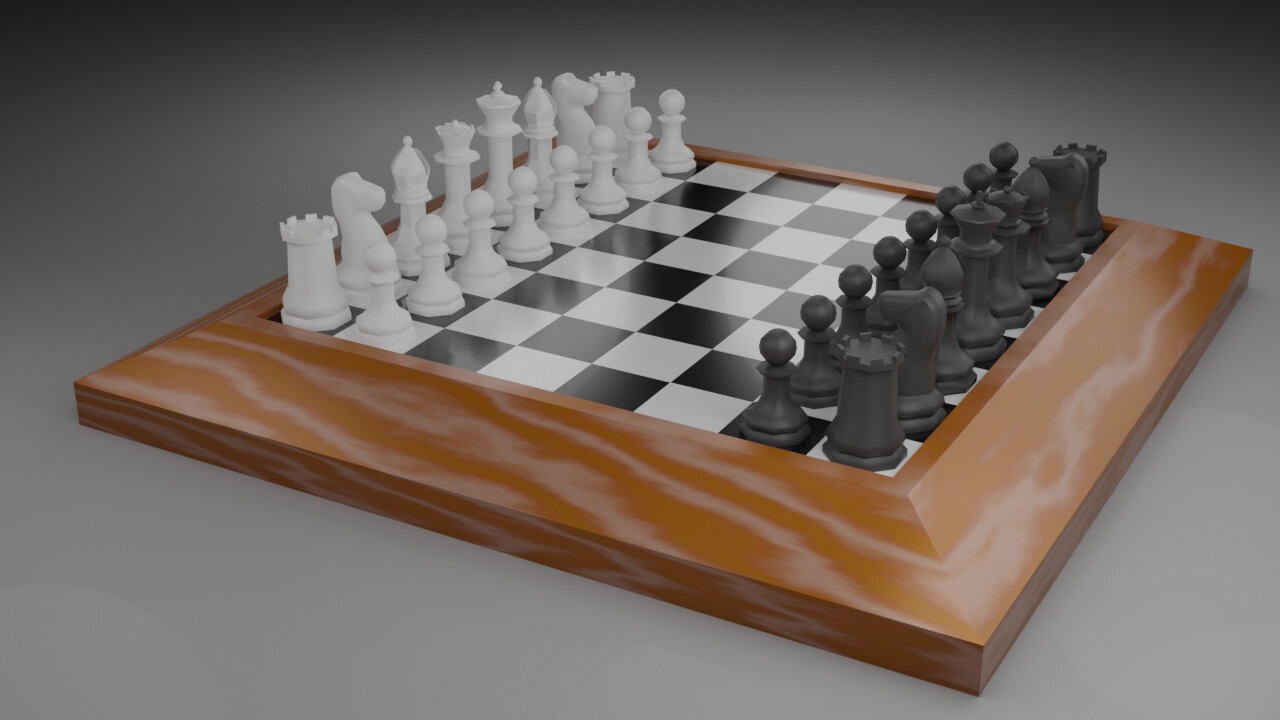 ArtStation - Chess Scene