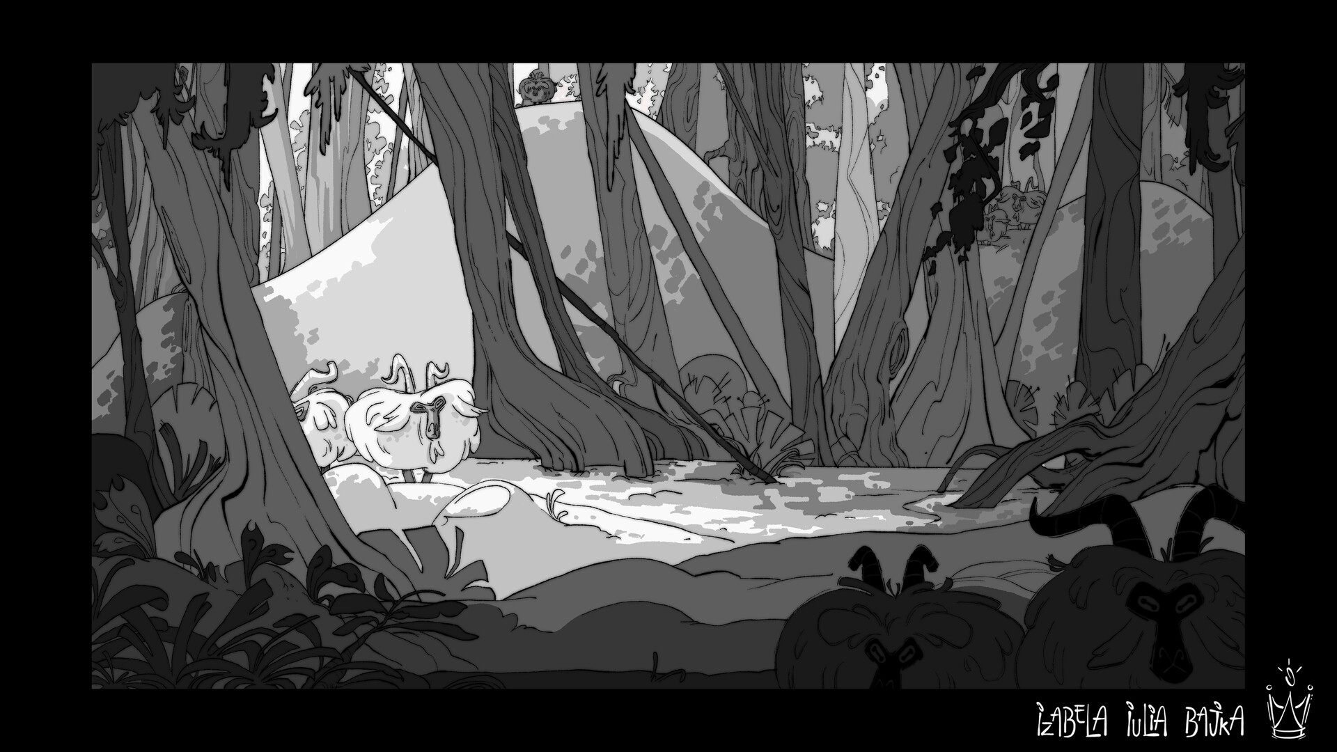 ArtStation - TV Animation Background Value Comp