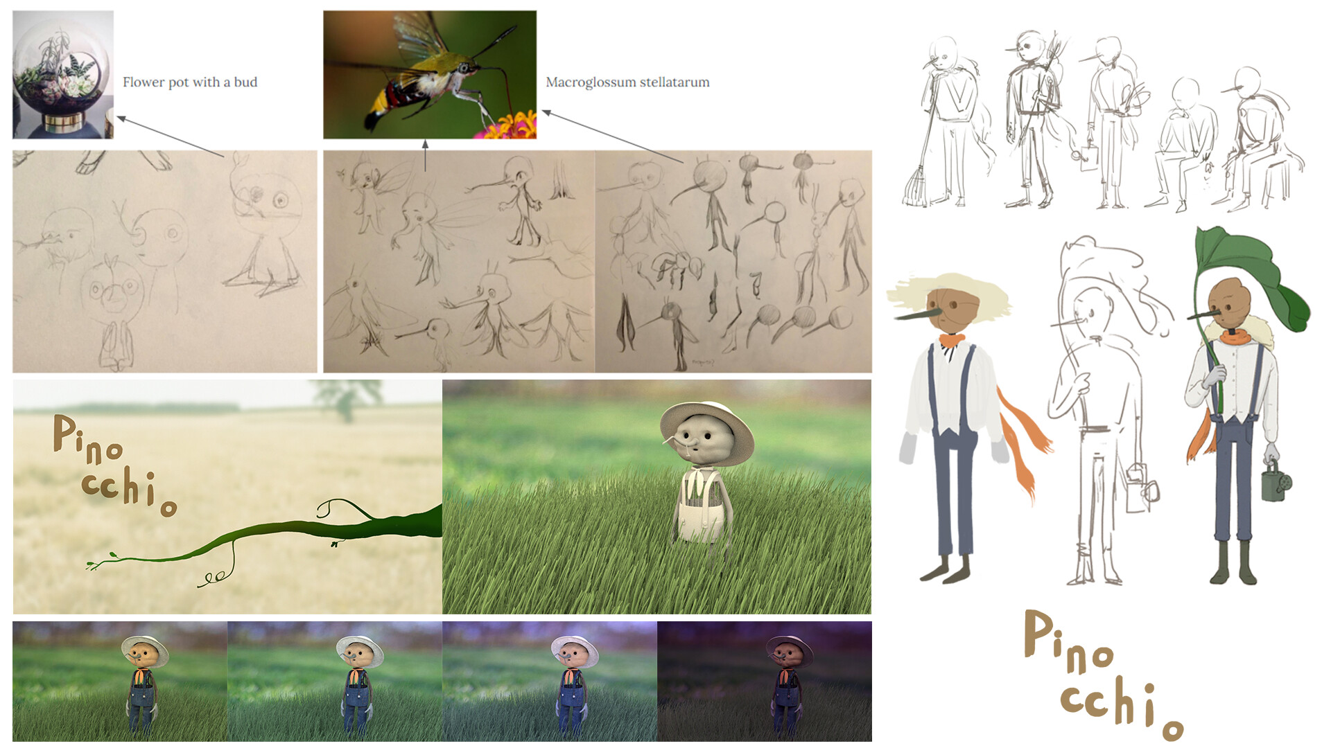 Yifan Liu - Character redesign - Pinocchio