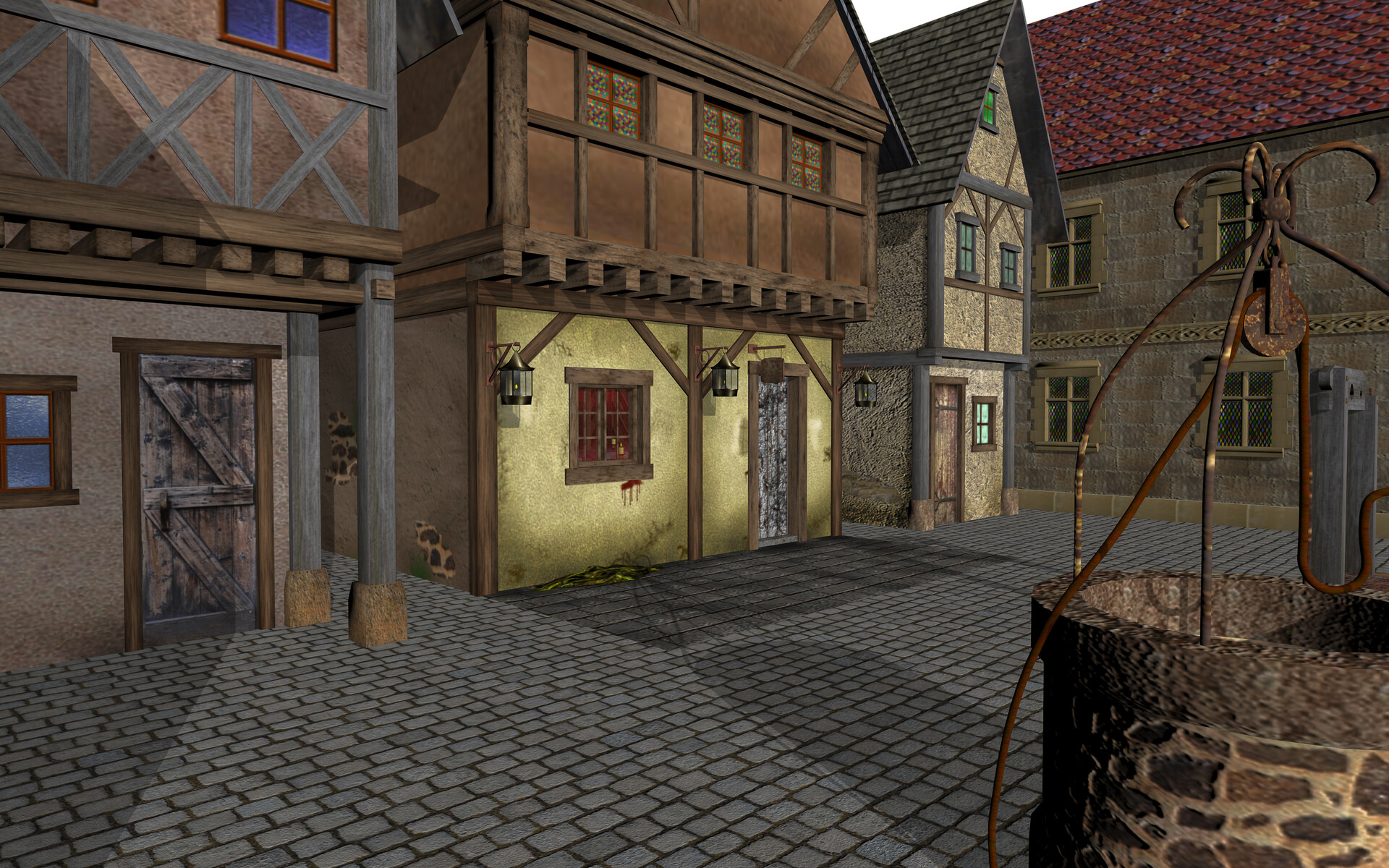 ArtStation - Medieval square