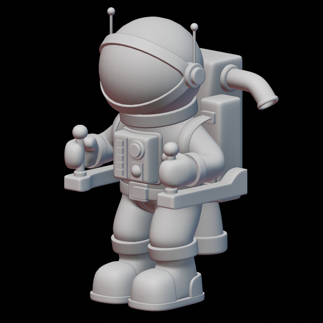 ArtStation - Rocketman Character Design With Jetpack WIP