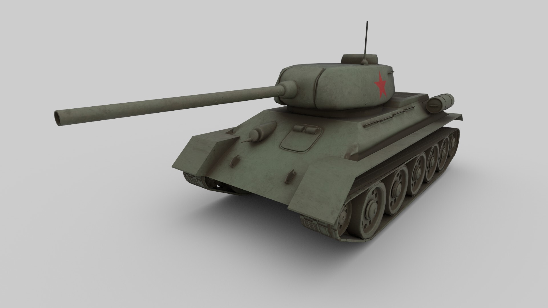 ArtStation - T-34 Tank Model
