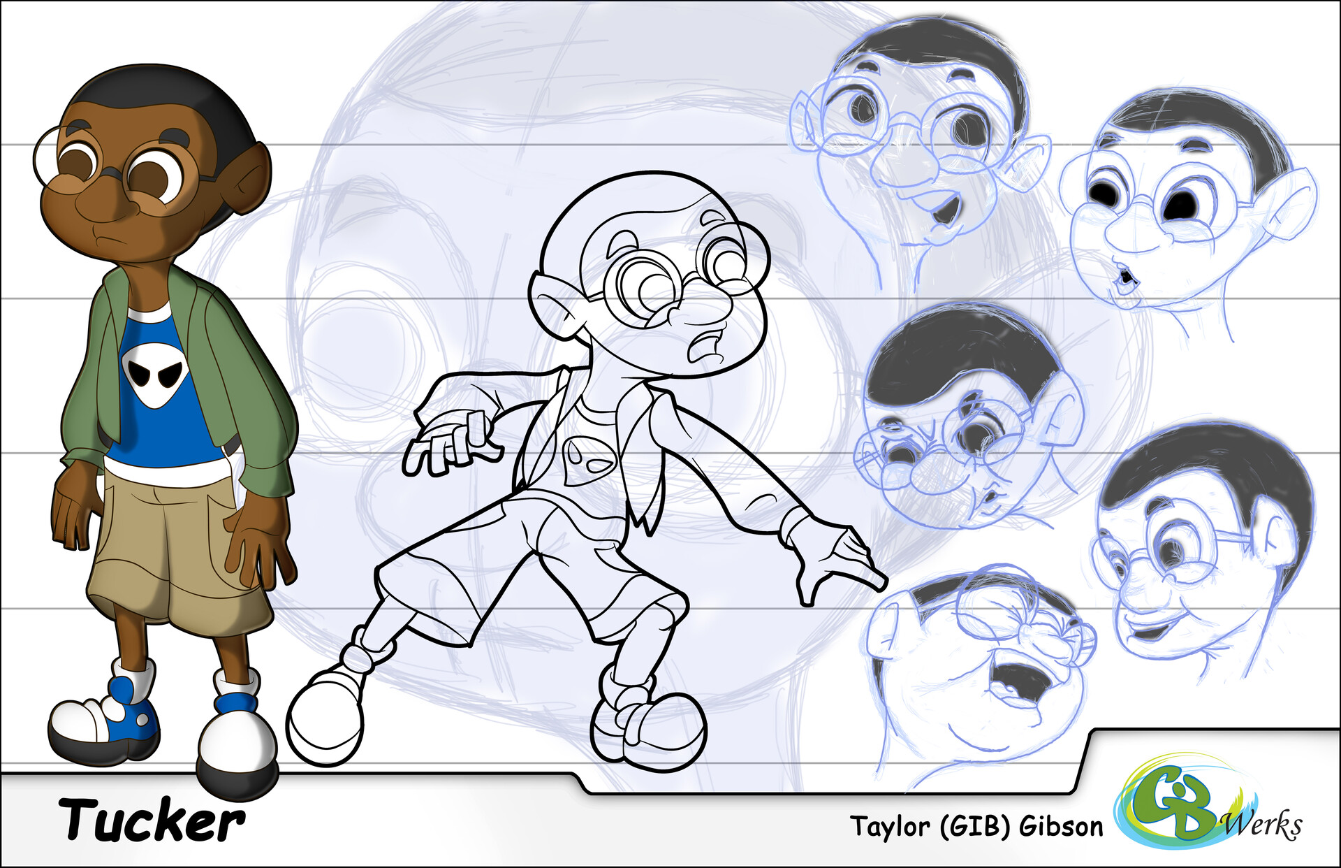 ArtStation - Tucker Character Sheet