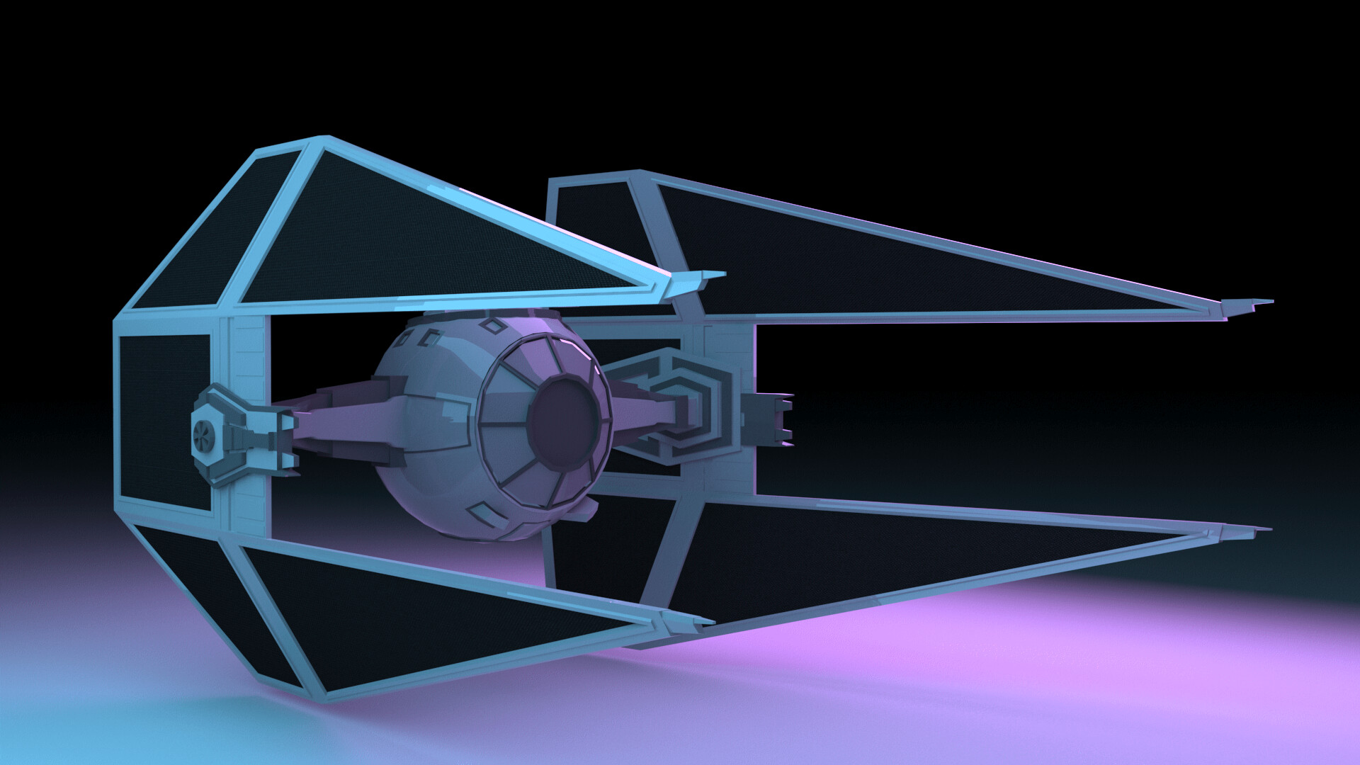 ArtStation - Interceptor TIE Star Wars