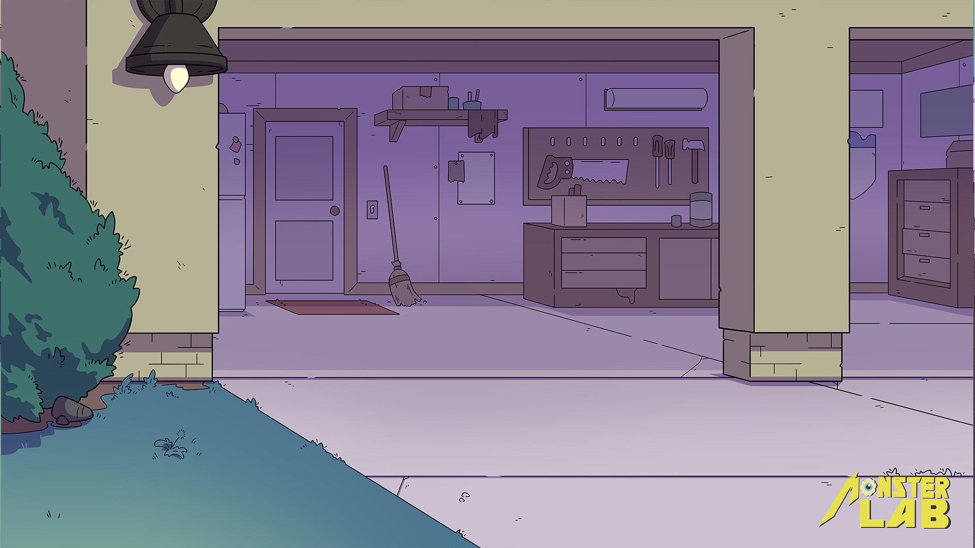 Nicholas (Cole) Jordan - Monster Lab: Episode 1 Background Art