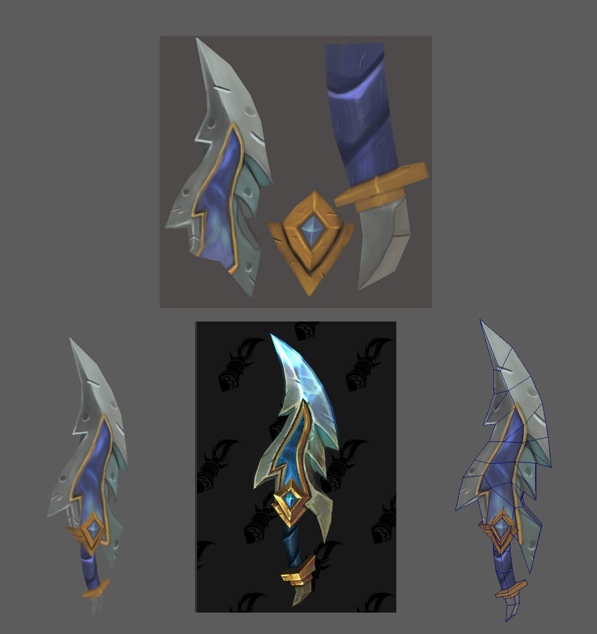 ArtStation - Dagger model and texture