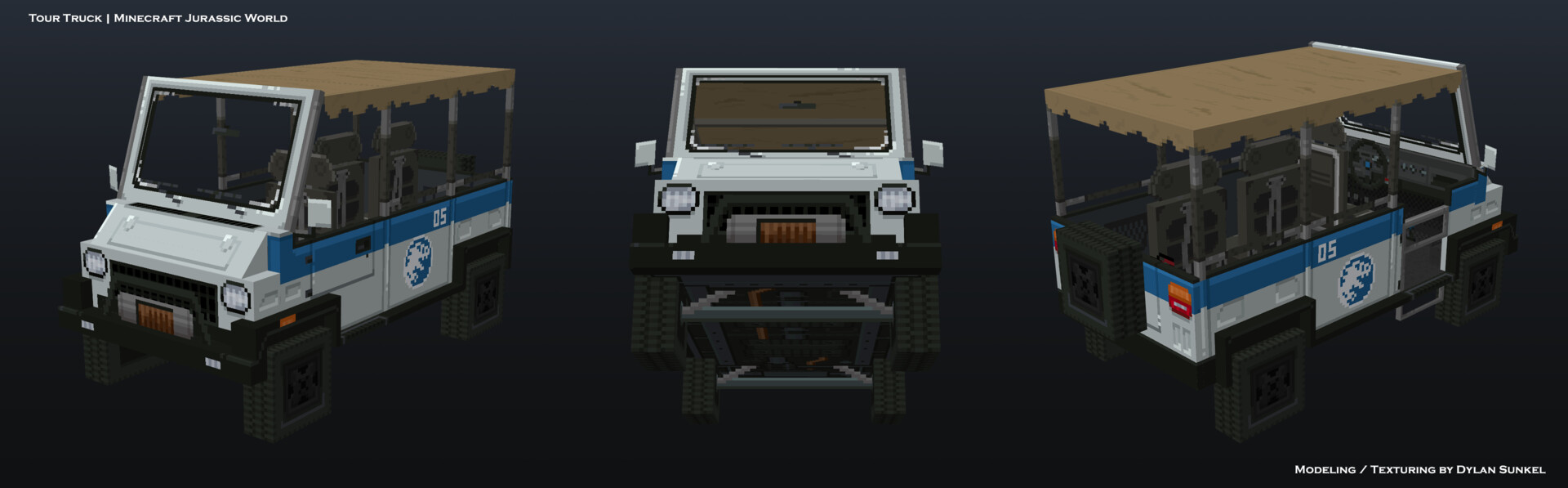 Dylan Sunkel - Minecraft Jurassic World | Dinosaurs & Vehicles