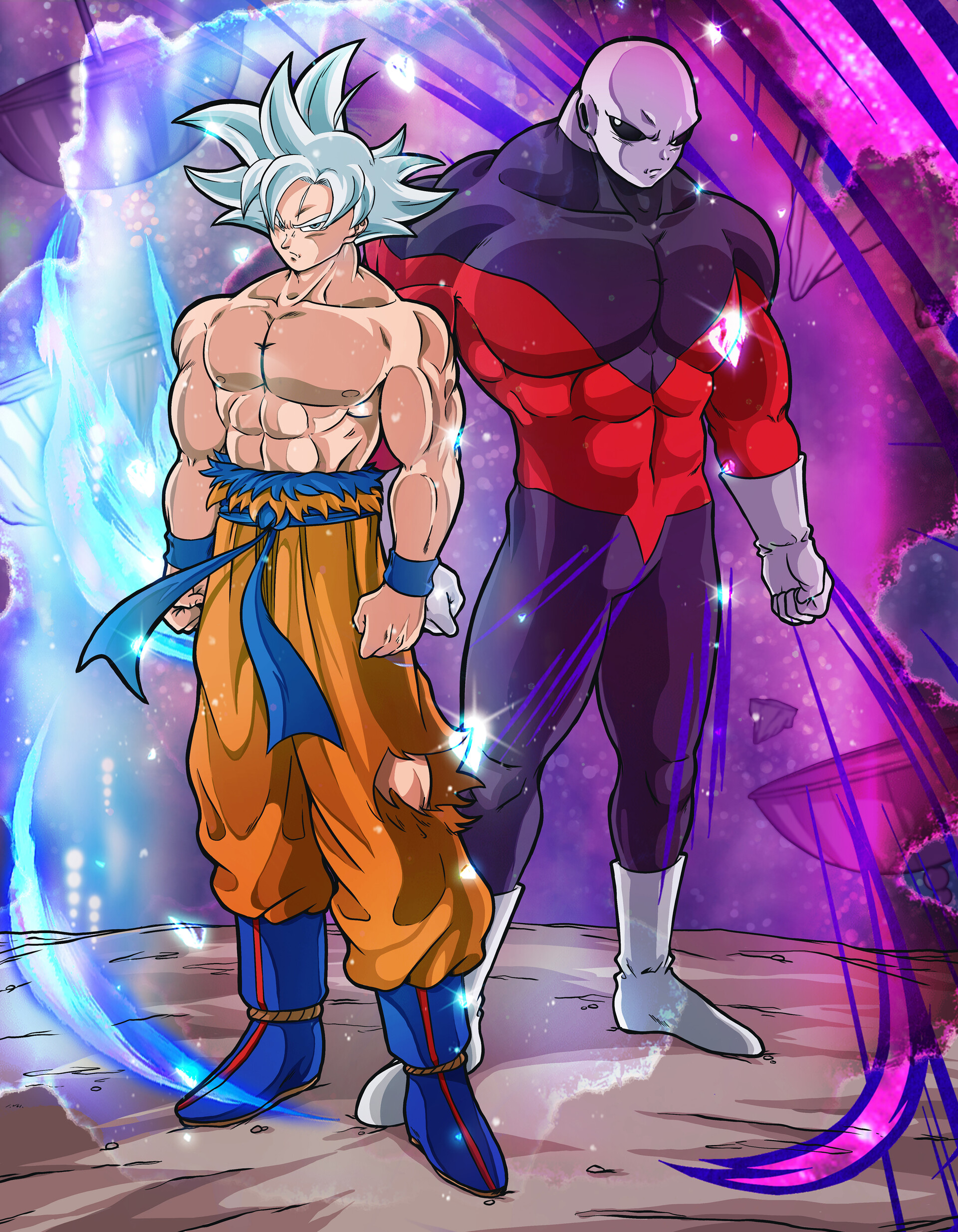 ArtStation - Goku vs Jiren | Dragon Ball FanArt
