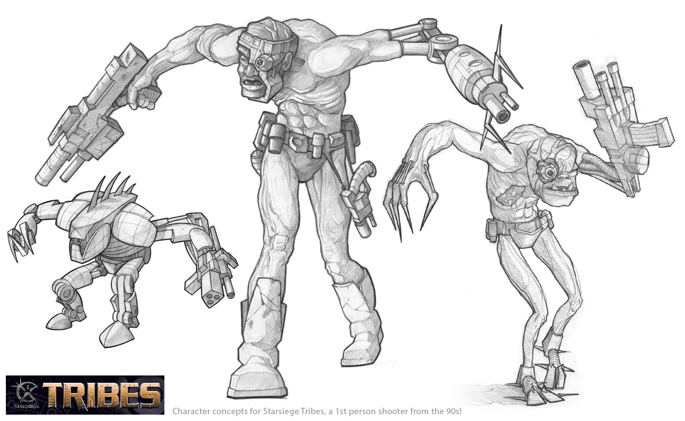 Brian White - Miscellaneous Character Concepts/Sketches