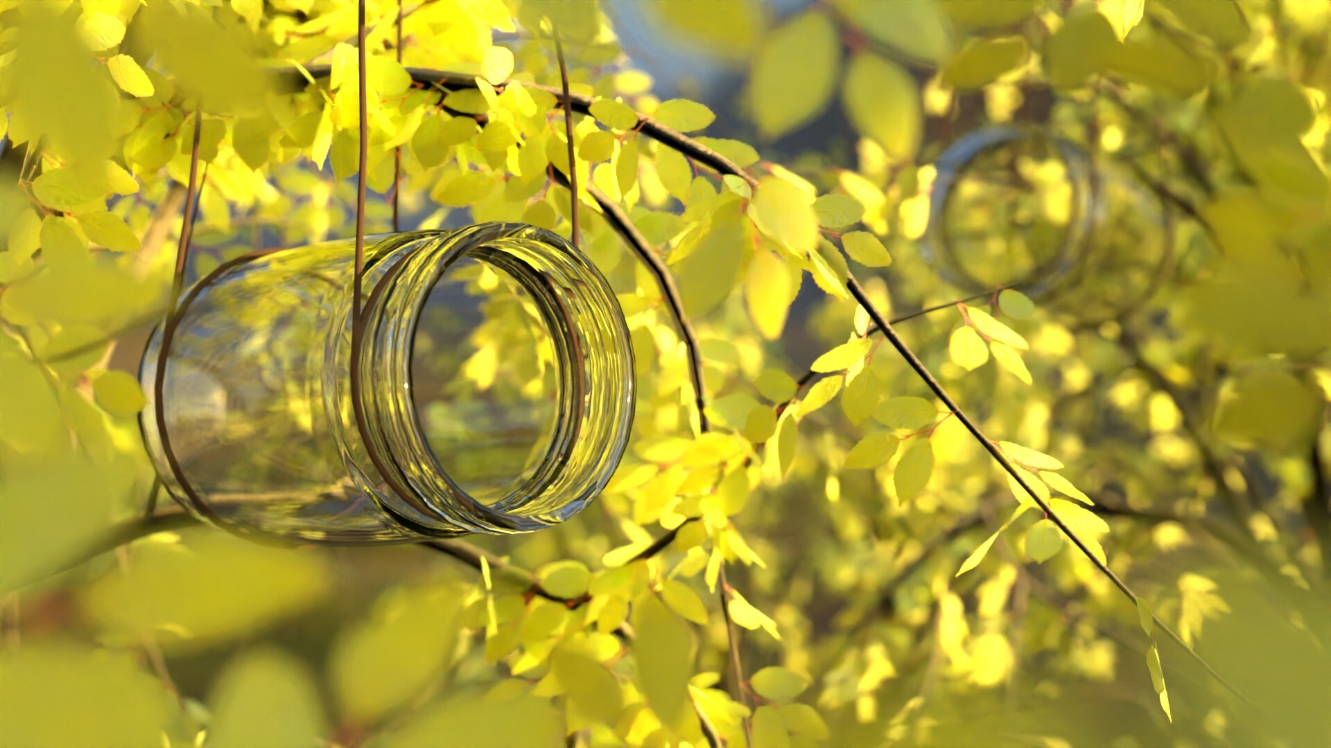 ArtStation - Jar on a tree