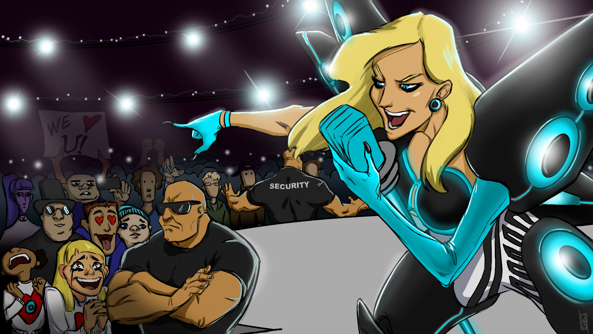 Kaytlyn Cota - Concept Art - Sabrina the Evil Pop Star