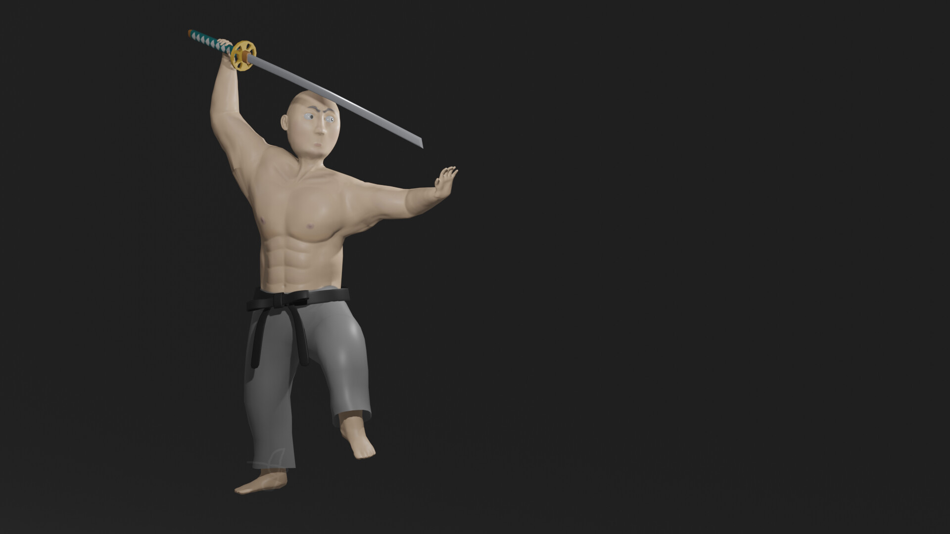 ArtStation - Unarmored Samurai