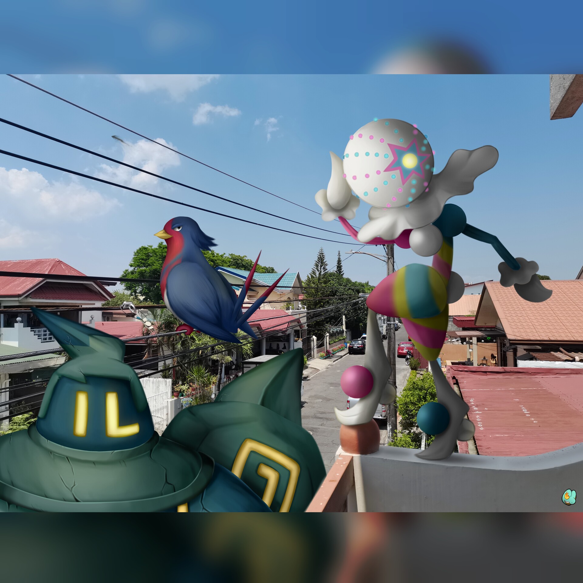 ArtStation - PokeQuarantine | Pokemon from the balcony