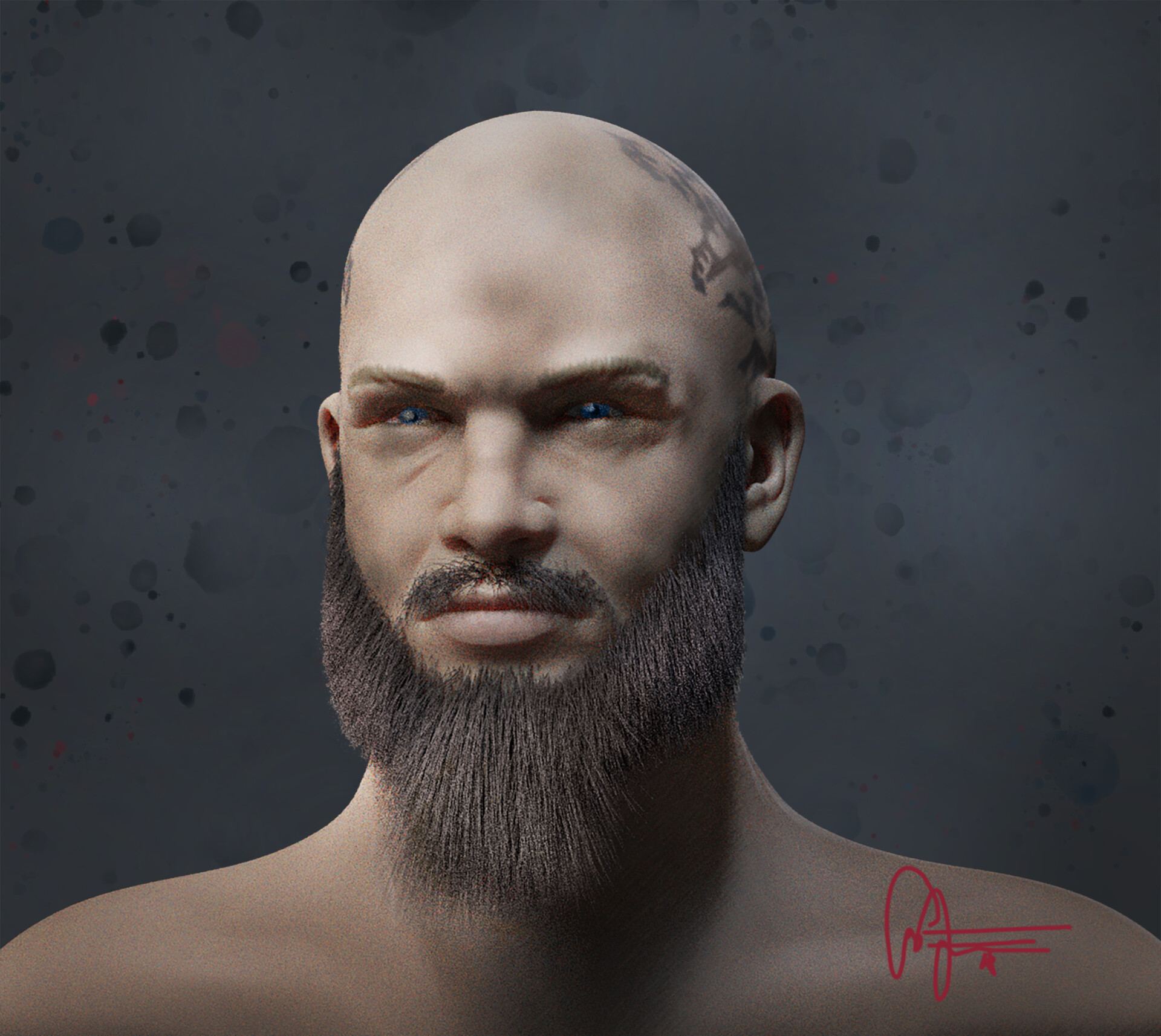 Christian Zamora - Odin's Favored Son - Ragnar Lothbrok fanart