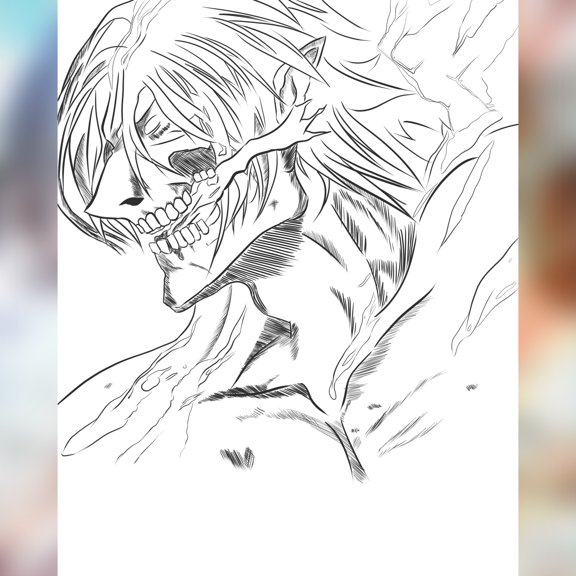 Eren Jaeger Titan Drawing