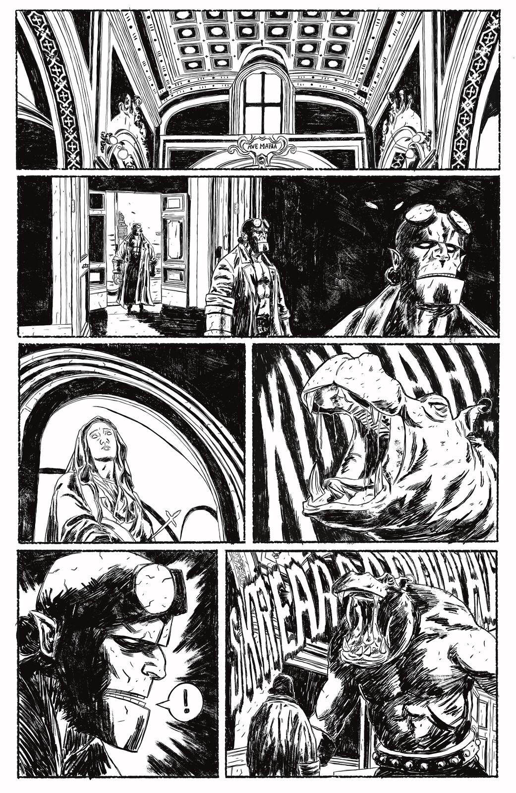 Samuele Giannicola - Hellboy Sample Pages