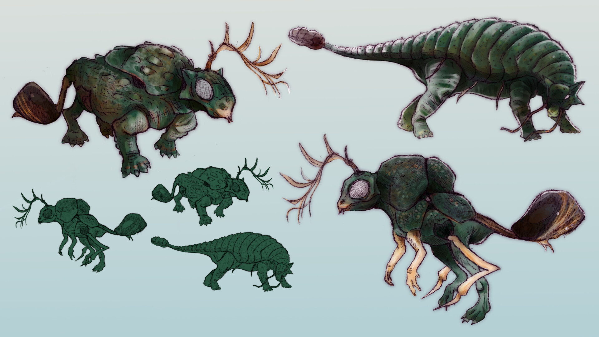 ArtStation - Insect x Dinosaur Hybrid