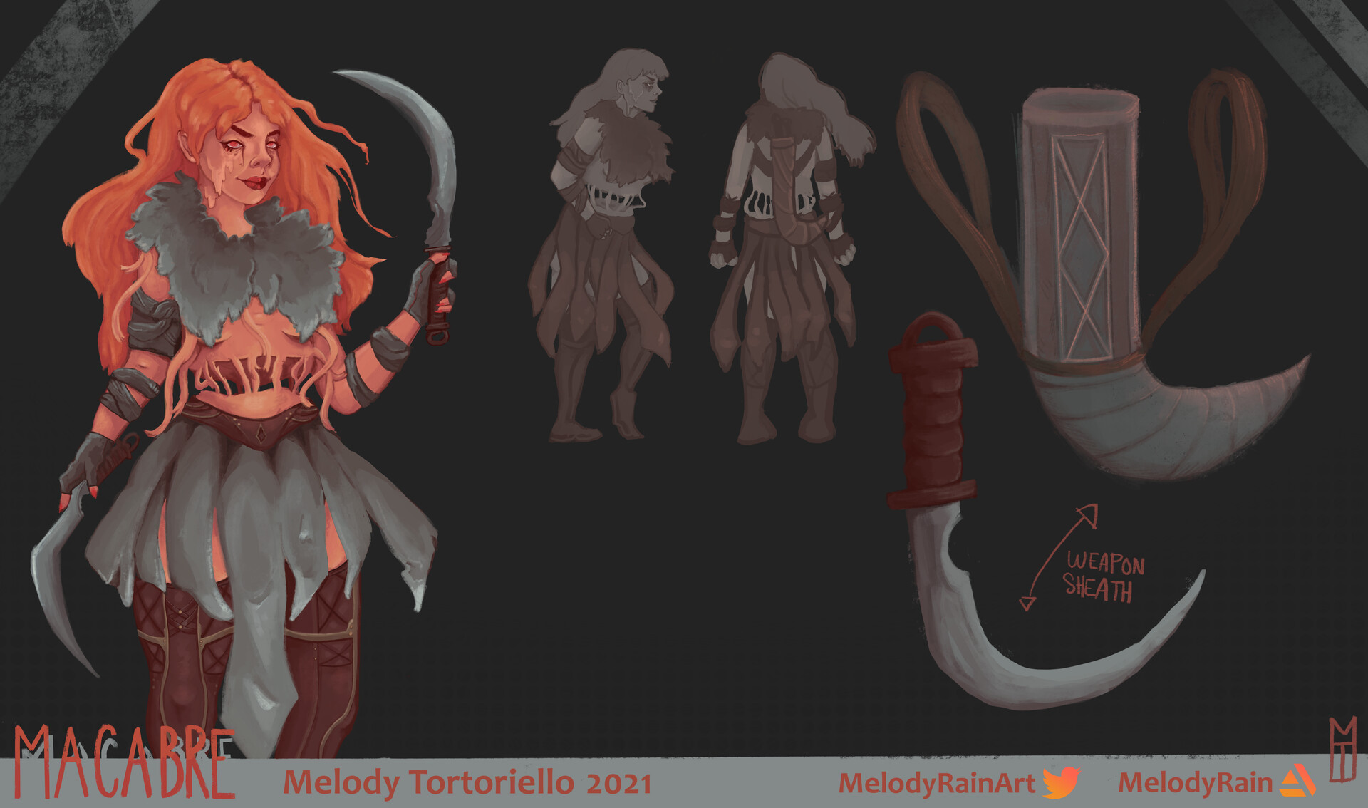 ArtStation - Macabre Character Concept